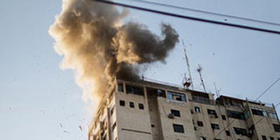 Gaza journalists wounded in Israeli attack